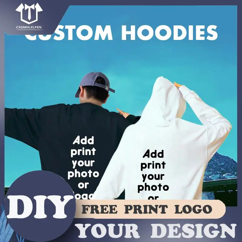 Custom Print Unisex Hoodie - Design Your Own | KataMoon
