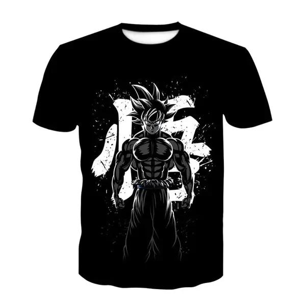 Dragon Ball Super Saiyan Goku With Goku Symbol 3D T Shirt – KataMoon